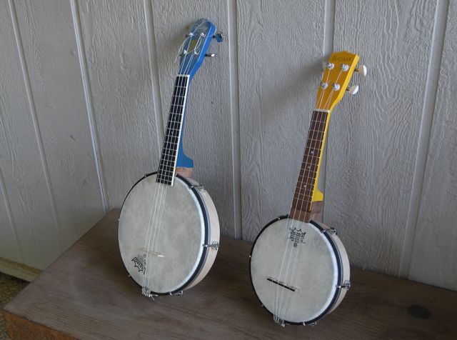 Shown above is the super fancy Janet Klein Firefly ukulele with cartoon ...